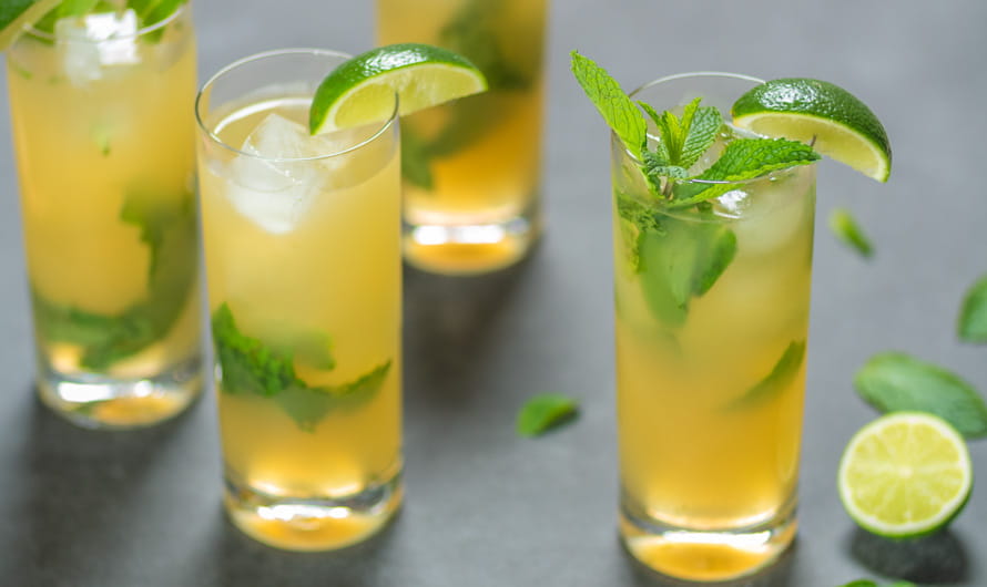 Green Tea Mojito Mocktail | American Heart Association Recipes