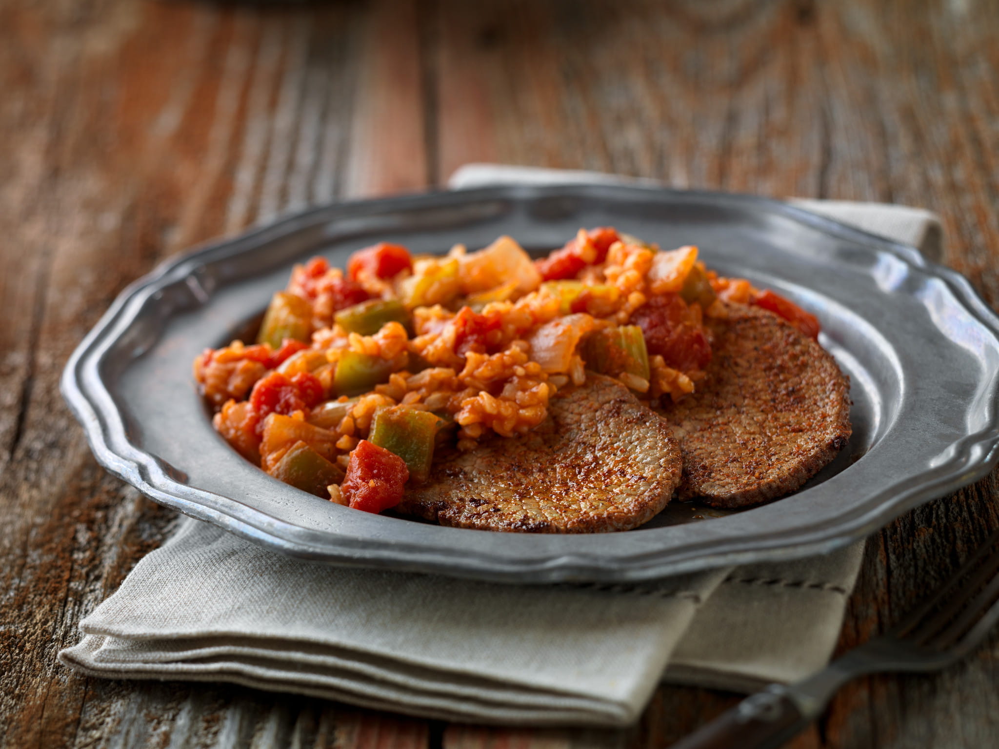 Creole Steak with Jambalaya Rice | American Heart Association Recipes